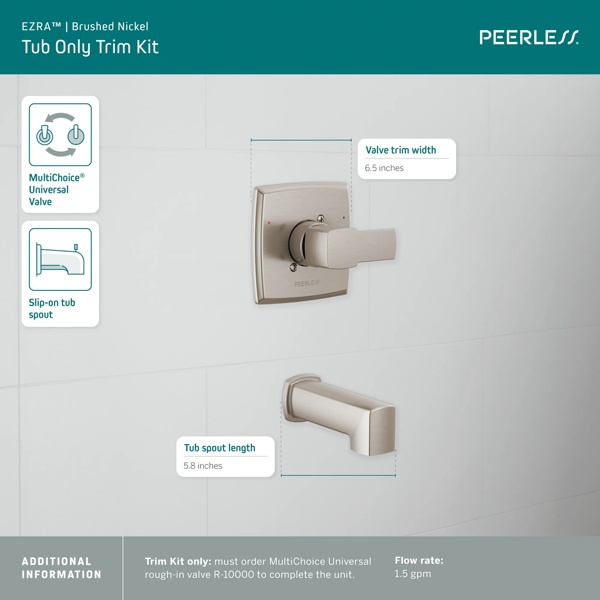 PTT14171-BN - Tub Only Trim Kit